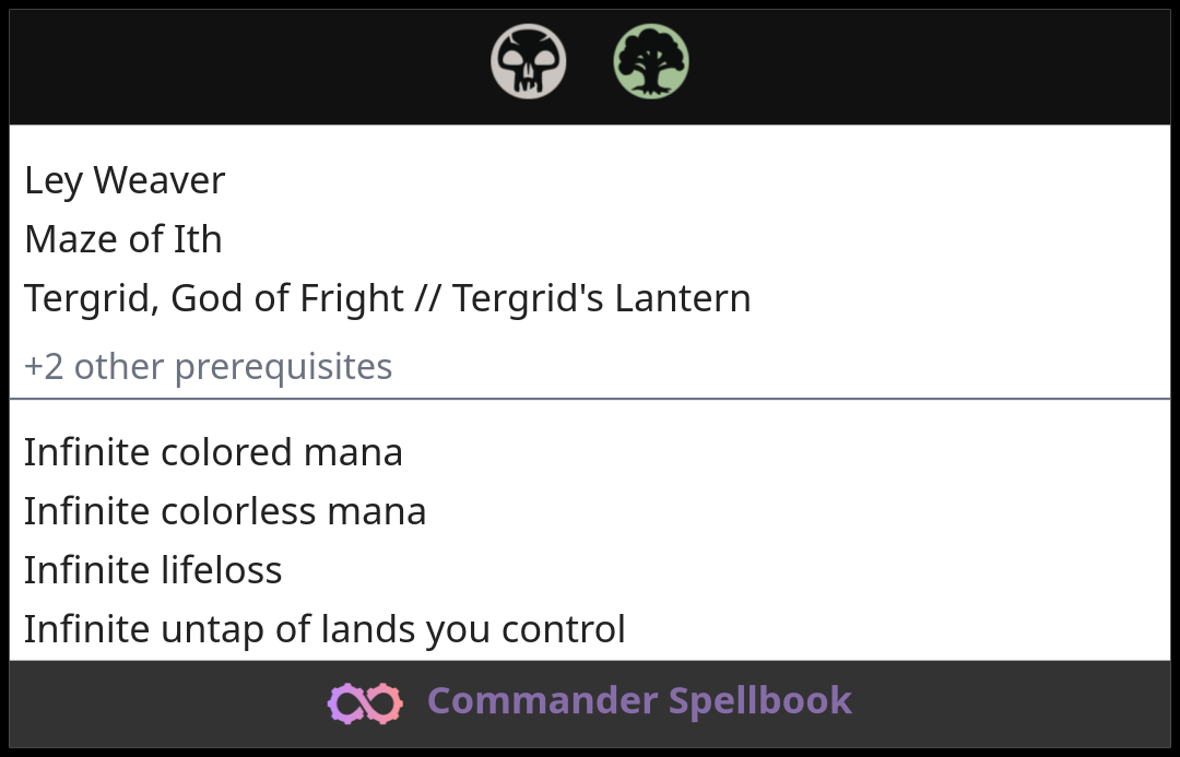 Ley Weaver | Maze of Ith | Tergrid, God of Fright // Tergrid's Lantern