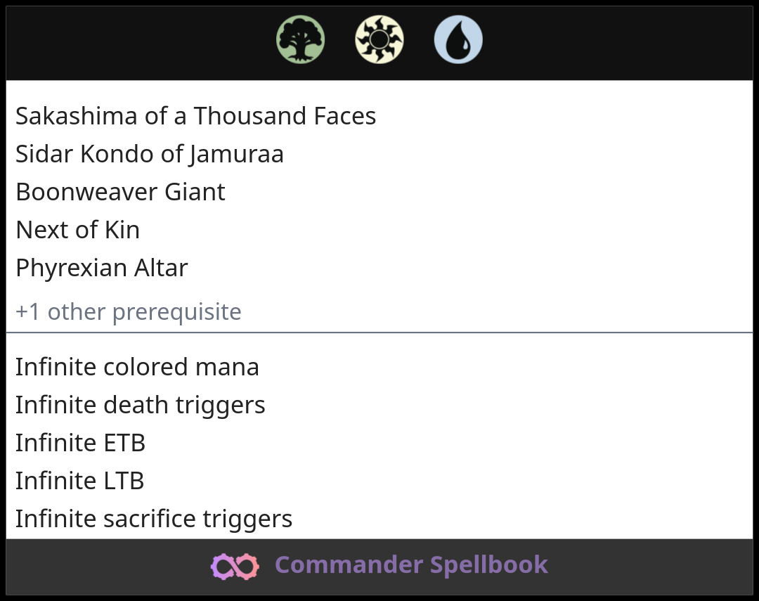 Sakashima of a Thousand Faces | Sidar Kondo of Jamuraa | Boonweaver ...