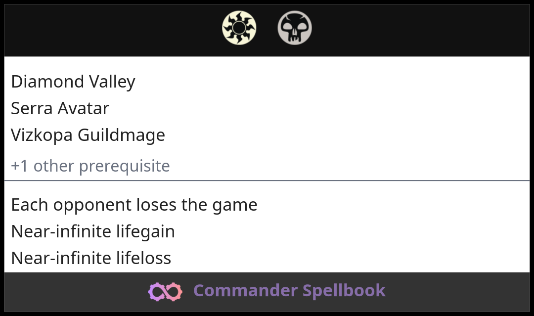 Diamond Valley | Serra Avatar | Vizkopa Guildmage