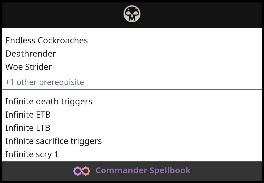 Endless Cockroaches | Deathrender | Woe Strider