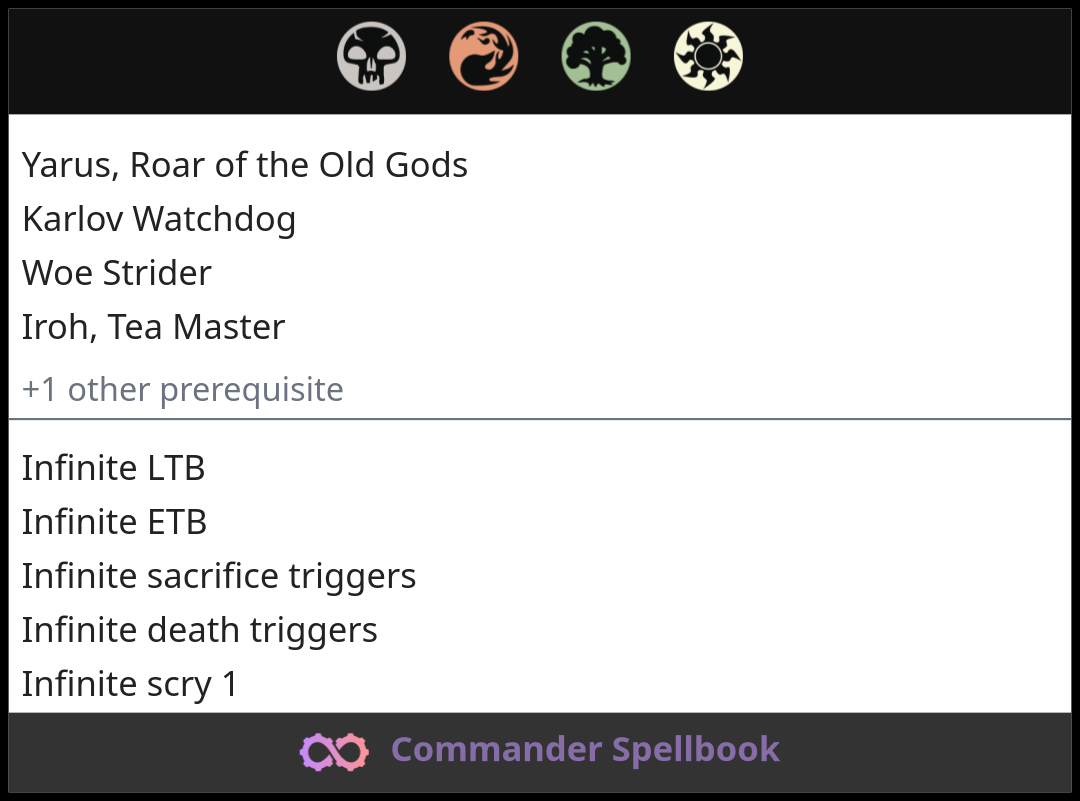 Yarus, Roar of the Old Gods | Karlov Watchdog | Woe Strider (and one ...
